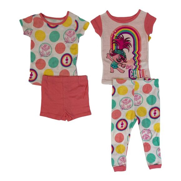 Dream Works | Pajamas | Dream Works Girls Trolls Sweet Movez 2 Cotton ...